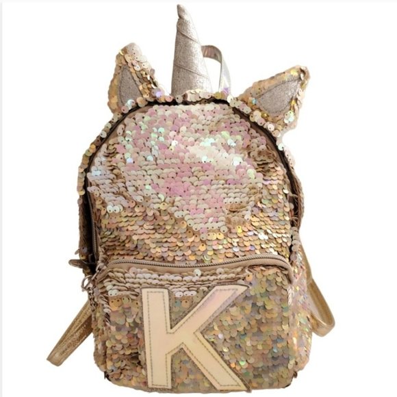 Justice | Accessories | Justice Gold Sequined Unicorn Mini Backpack ...